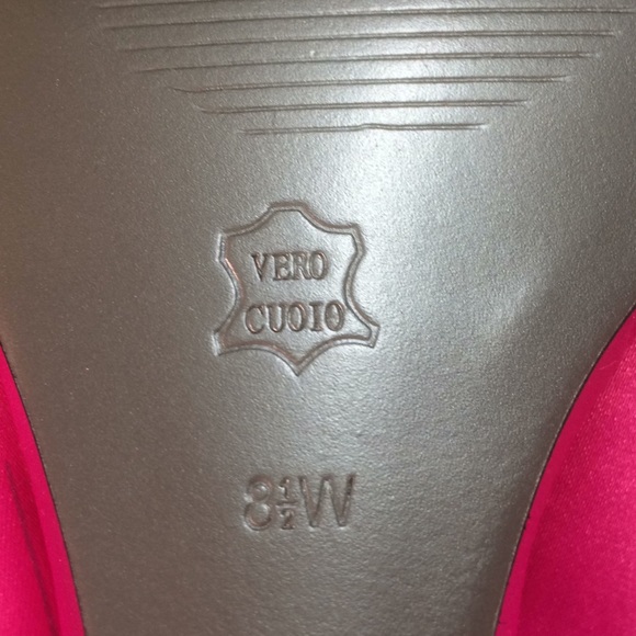 R.S.V.P | Shoes | Fuchsia Wedge Peep Toe Heels Nwot | Poshmark